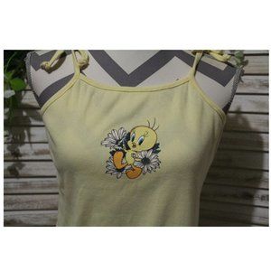 Warner Bros. | Dresses | New Looney Tunes Tweety Sleeveless Graphic ...